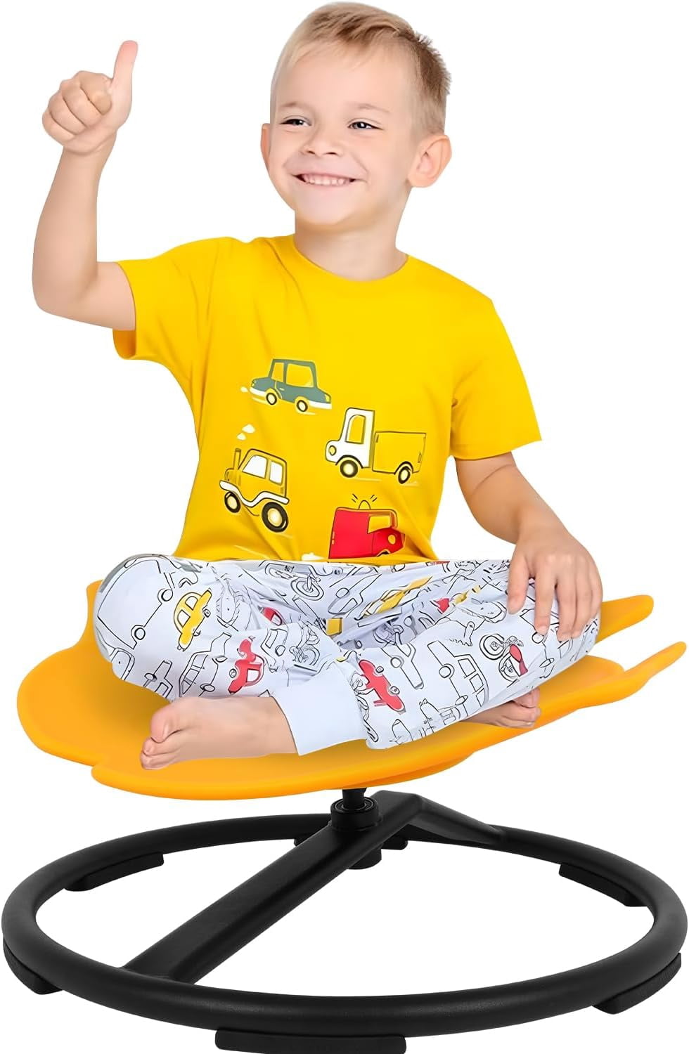 GCCSJ Kids Swivel Chair, Kids Spinning Chair, Metal Base Weight 220 ...