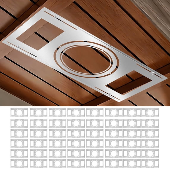 GCGAFUL 48-Pack New Construction Mounting Plates for 8"/9"/11" Wafer ...