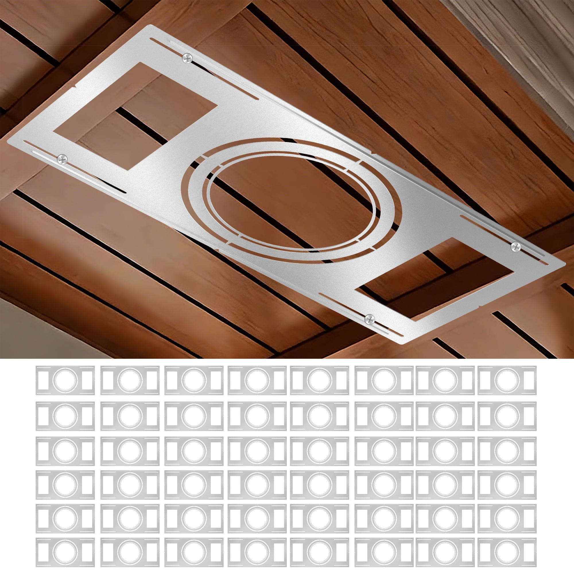 GCGAFUL 48-Pack New Construction Mounting Plates for 8"/9"/11" Wafer ...