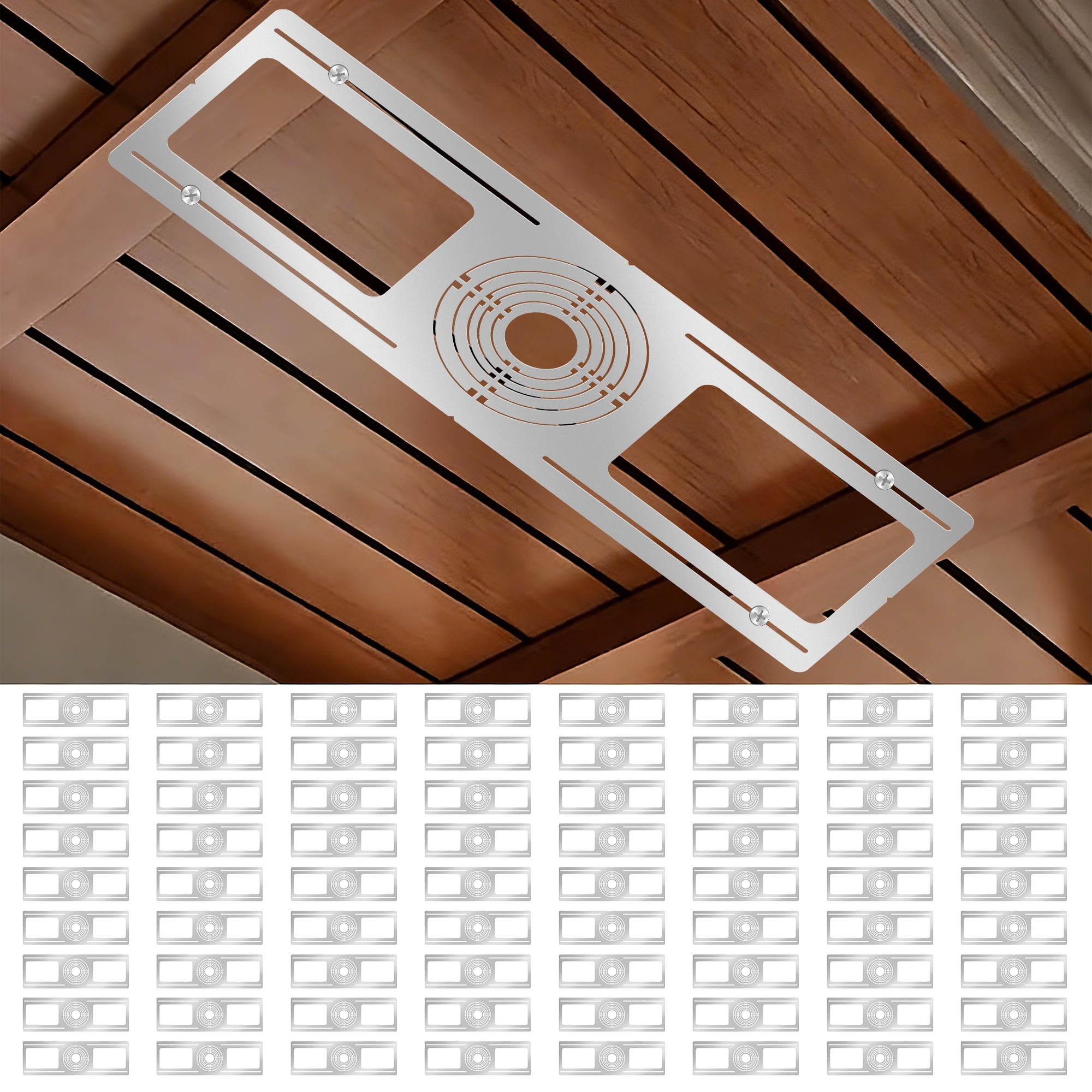 GCGAFUL 72-Pack New Construction Mounting Plates for 8"/9"/11" Wafer ...