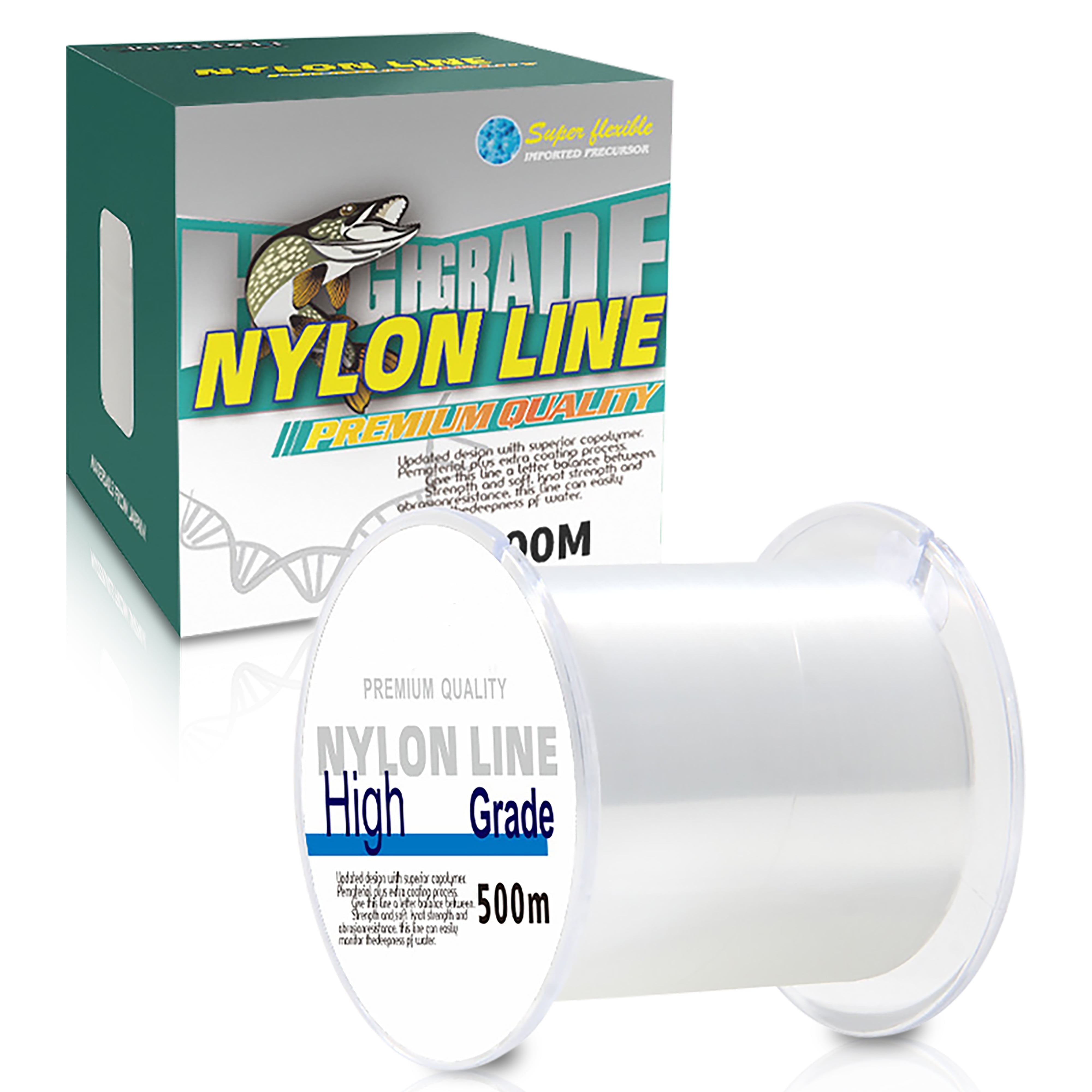 GCHMDE Clear Fishing Wire, Invisible Nylon Fishing/Hanging Line, Clear ...