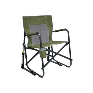 GCI Outdoor Comfort Pro Rocker Foldable Rocking Camp Chair, Indigo ...