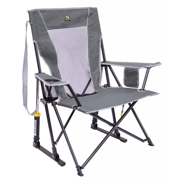 GCI Outdoor Comfort Pro Rocker Foldable Rocking Camp Chair, Mercury ...