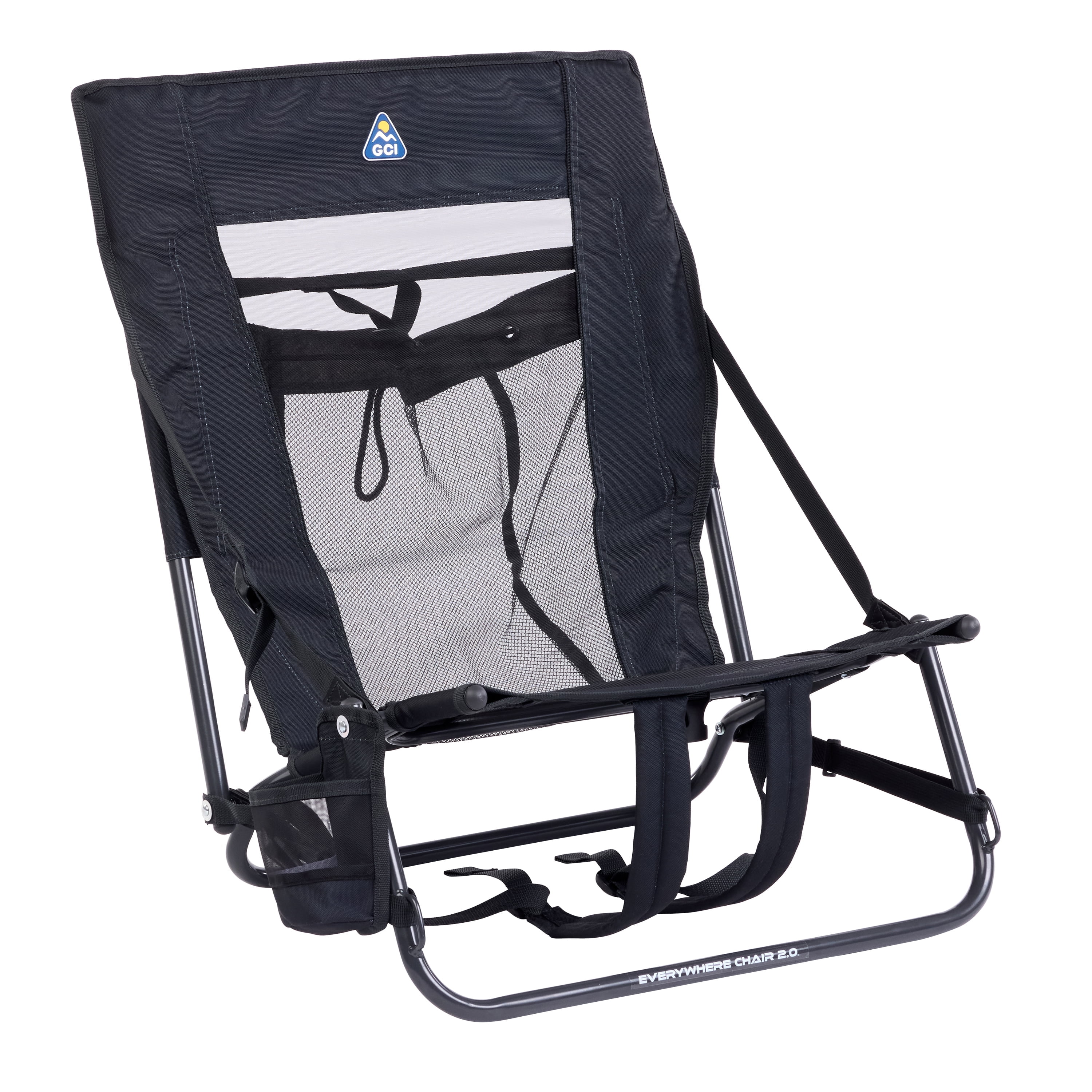 GCI Outdoor Everywhere Chair 2 Lightweight Low Profile Adjustable Seat ...