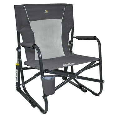 GCI Outdoor Pod Rocker Foldable Rocking Camp Chair, Black - Walmart.com