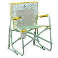GCI Outdoor Freestyle Rocker, Foldable Rocking Camp Chair, Pastel Green ...