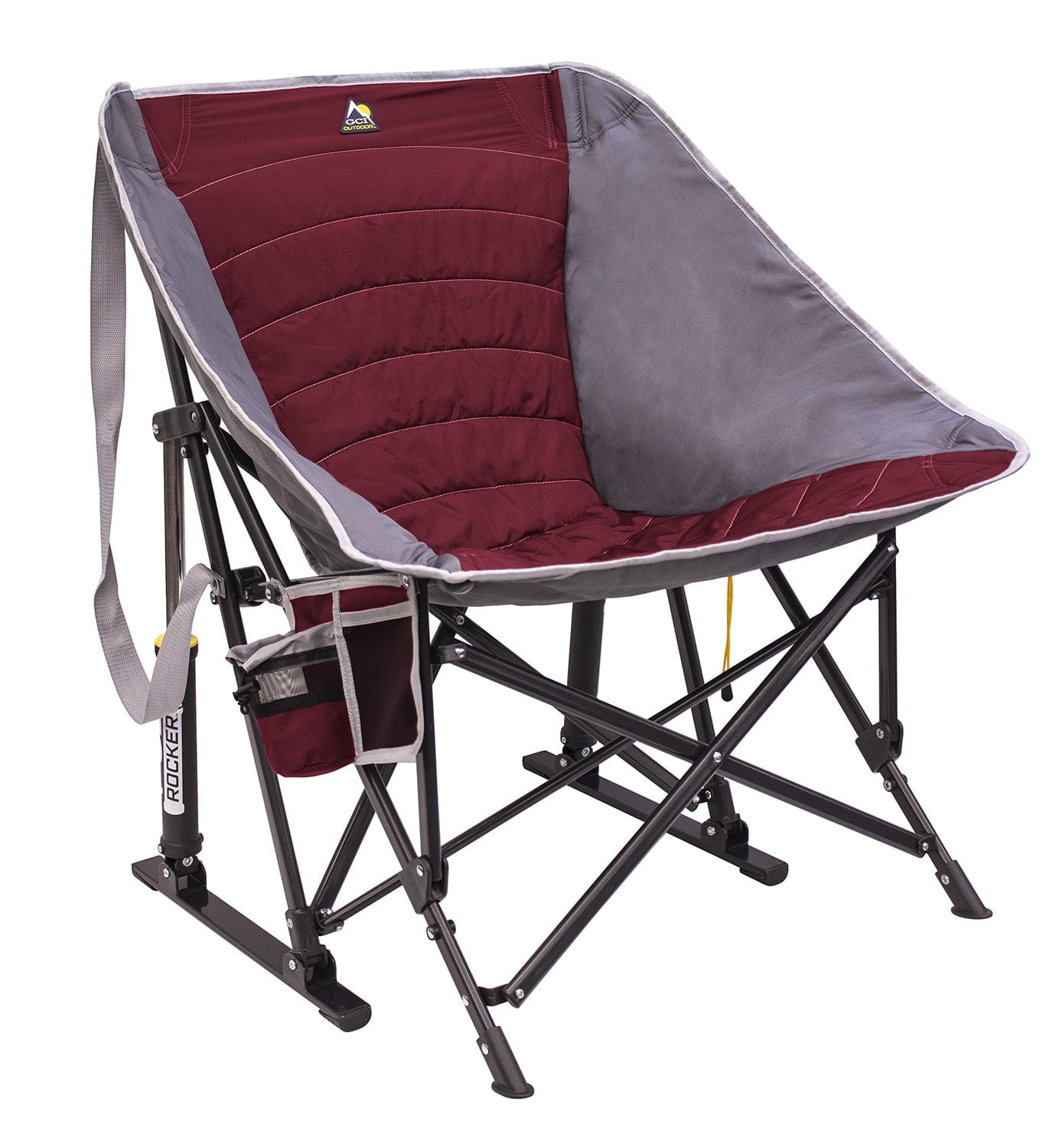 GCI Outdoor MaxRelax Pod Rocker, Padded Folding Rocking Camp Chair ...