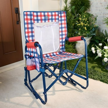 GCI Outdoor Freestyle Rocker Foldable Rocking Camp Chair, Seafoam ...