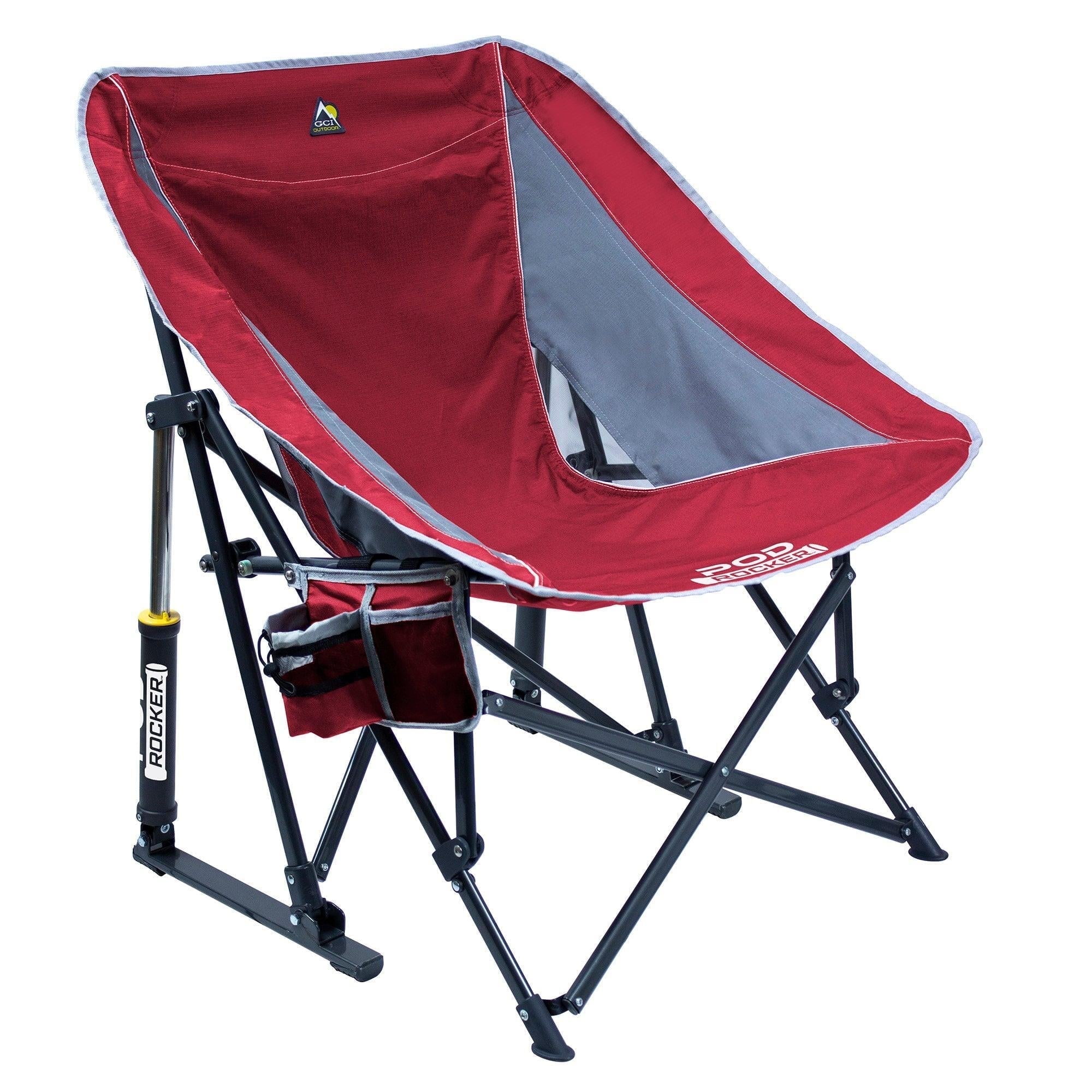 GCI Outdoor Pod Rocker Foldable Rocking Camp Chair, Red - Walmart.com