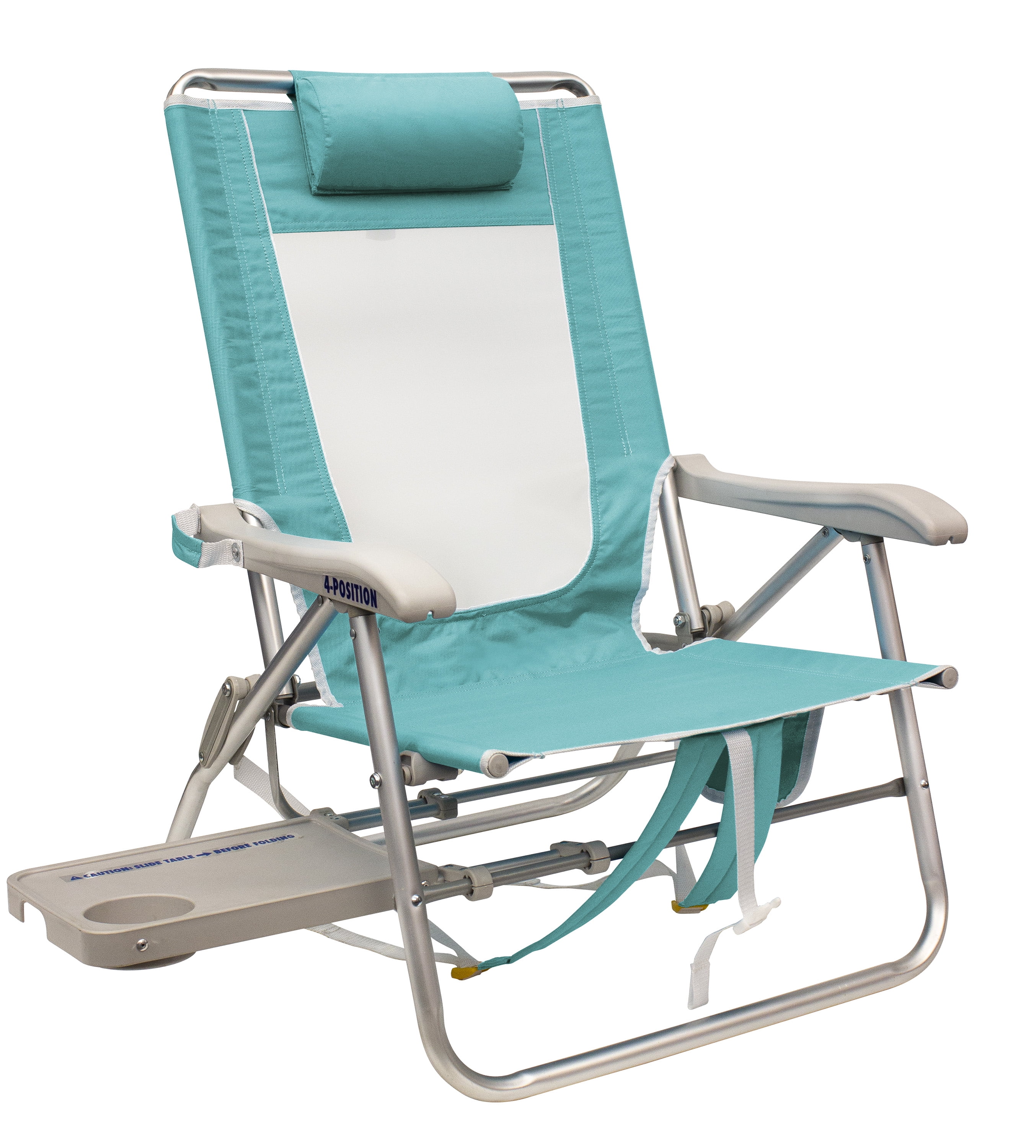 GCI Outdoor Big Surf with Slide Table Lightweight Low Profile Reclining ...