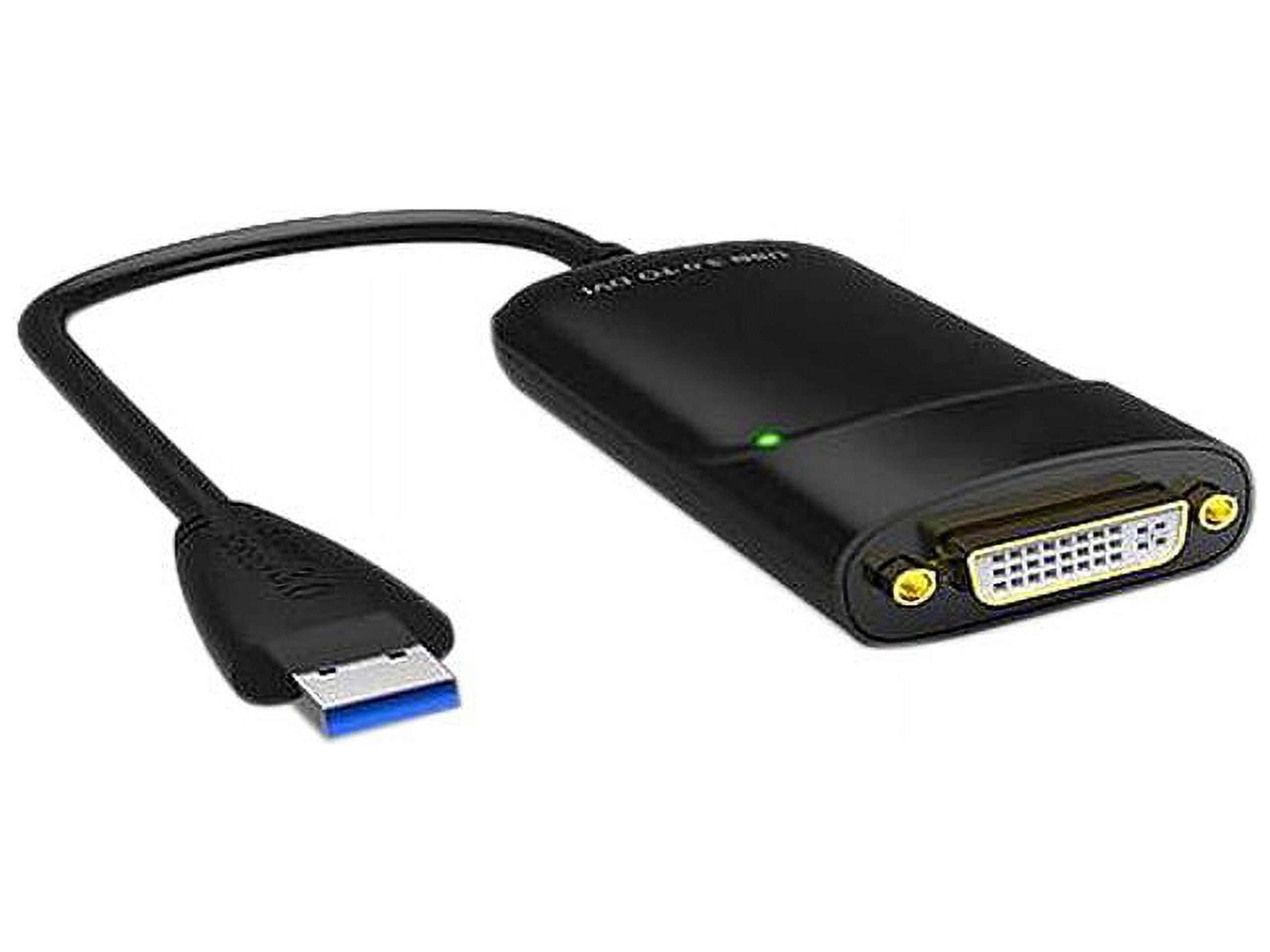 GCIG Inc 4" USB Type A to DVI Cable, Black, 11056 - Walmart.com