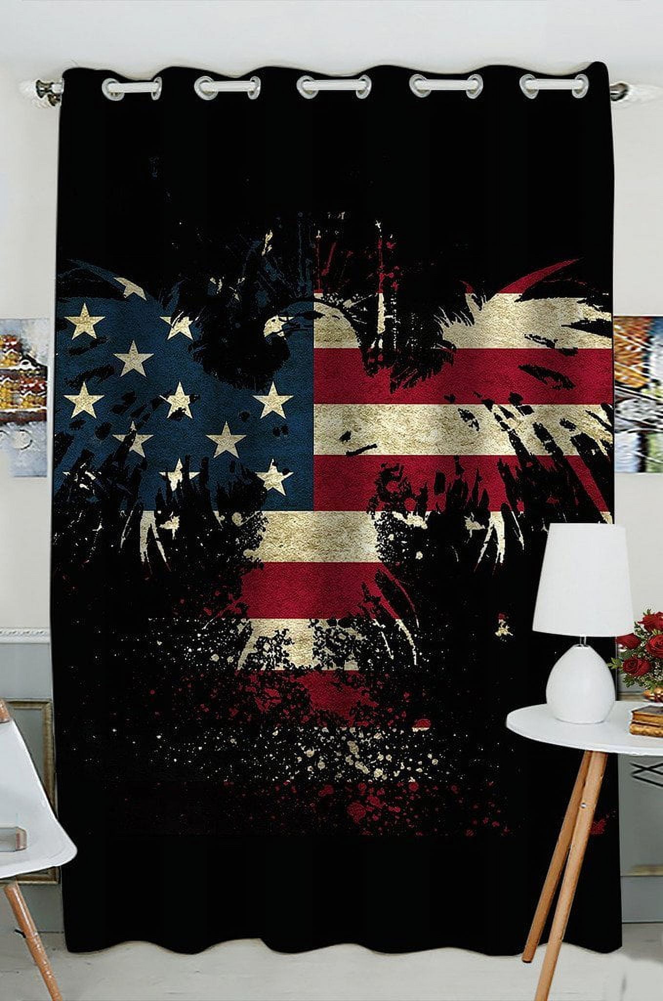 GCKG Abstract Bald Eagle American Flag the U.S Flag Stars and Stripe ...