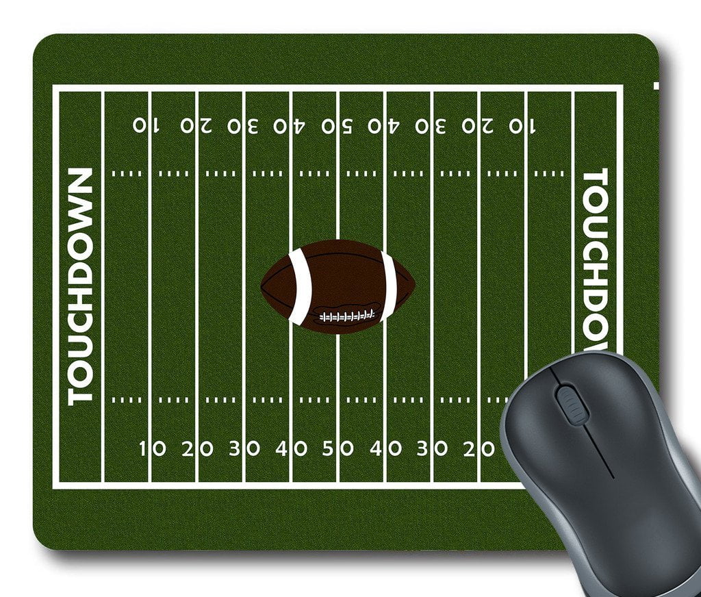 GCKG American Football Field Mouse Pad Personalized Unique Rectangle ...