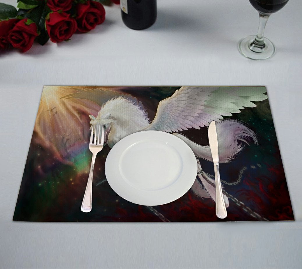 GCKG Animal Placemat, Horse Placemat 12x18 Inch,Set of 2 - Walmart.com