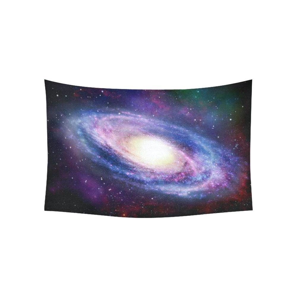 GCKG Astronomy Spiral Stardust Galaxy Tapestry Wall Hanging Purple ...