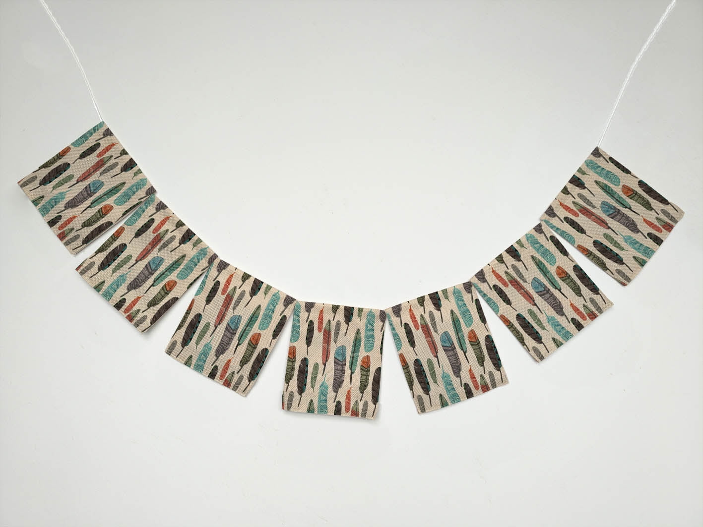 GCKG Colorful Aztec Feather Banner Bunting Garland Flag Sign for Home ...