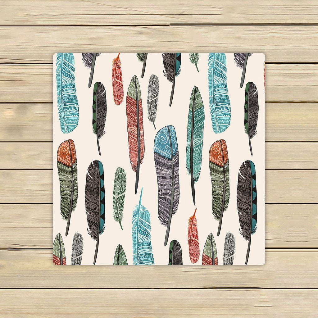 GCKG Colorful Aztec Feather Hand Towel,Spa Towel,Beach Bath Towels ...