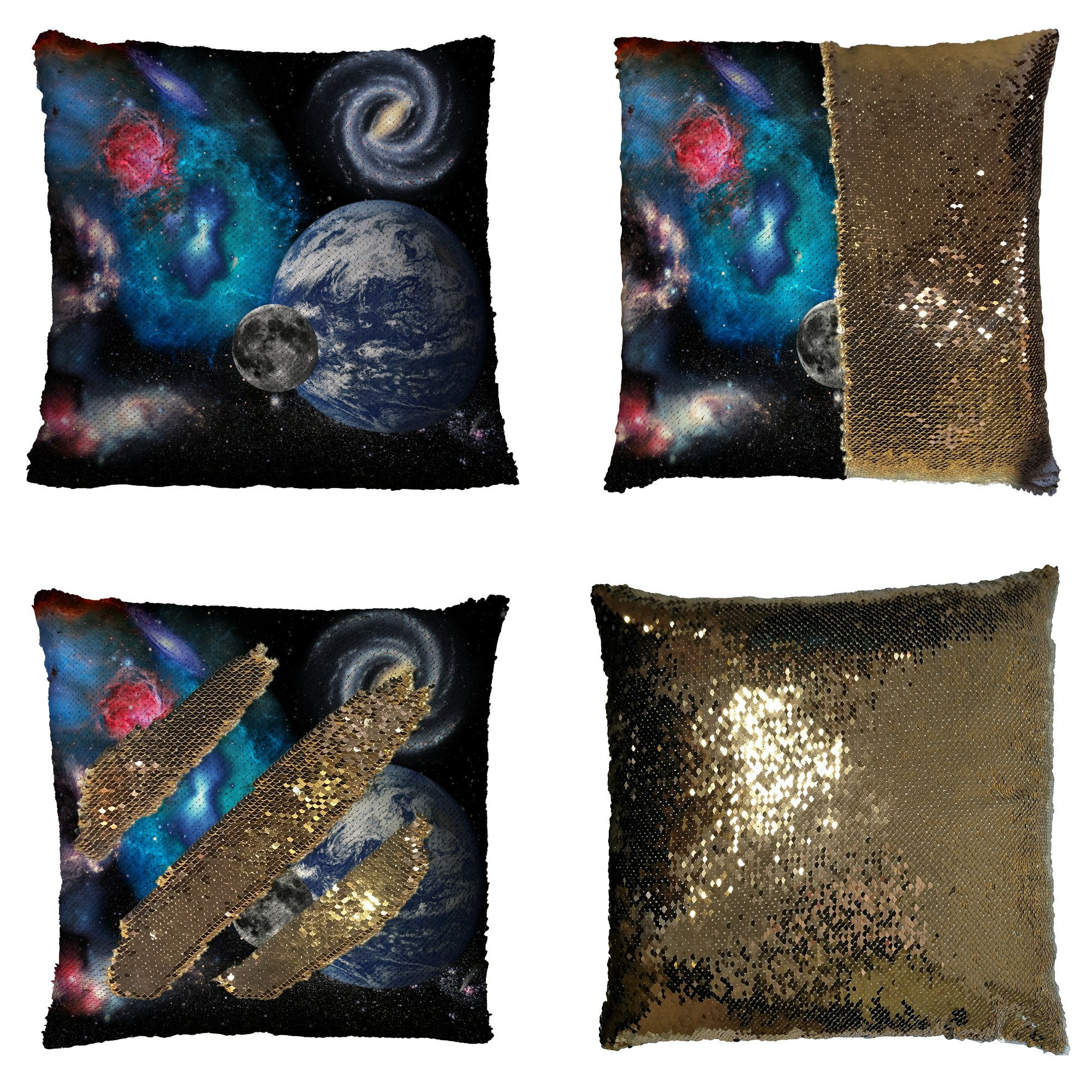 GCKG Cosmic Landscape Pillowcase, Planets Nebula Stars in Fantastic ...