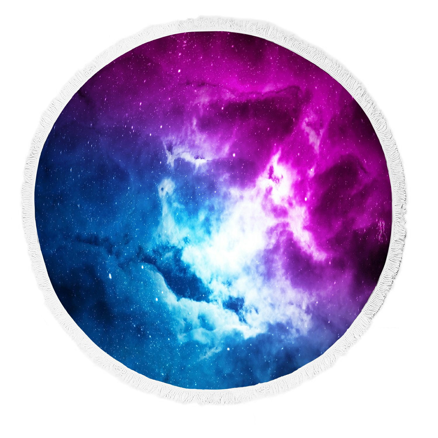 GCKG Cosmos Cosmic Background Beach Towel, Space Nebula Clouds against ...