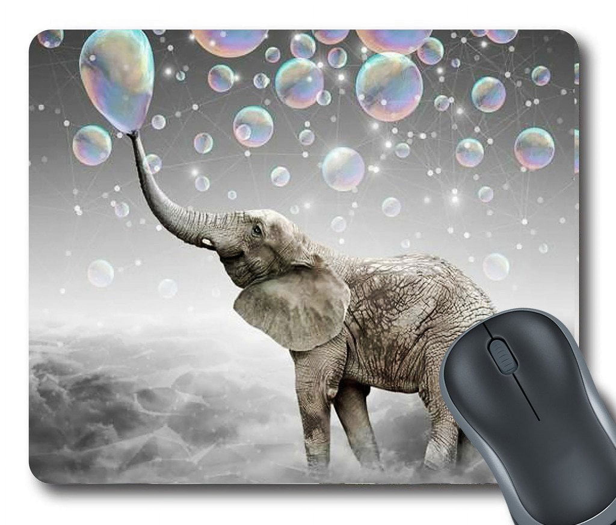 GCKG Elephant Mouse Pad Personalized Unique Rectangle Gaming Mousepad 9 ...