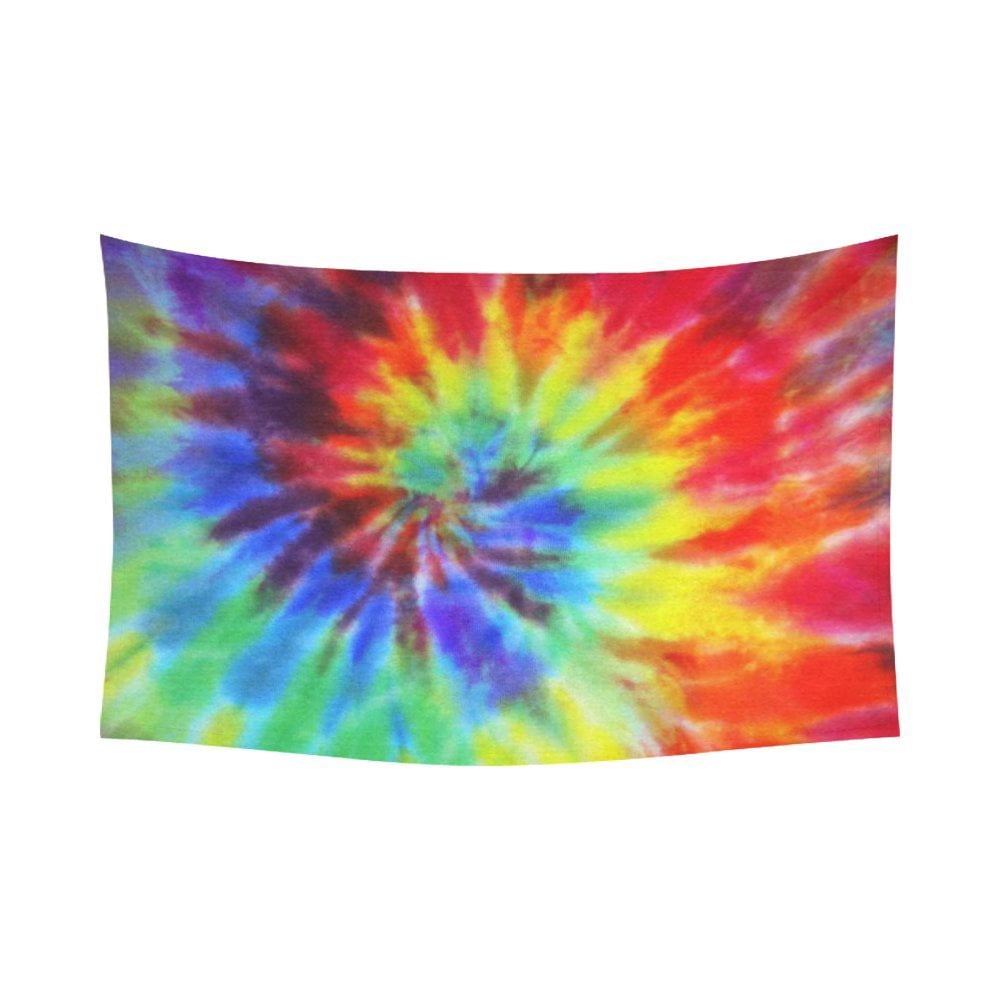 GCKG Fabric Swirl Psychedelic Tie Dye Tapestry Wall Hanging Abstract ...