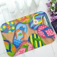 GCKG Flip Flops Slippers Art Non-Slip Doormat Indoor/Outdoor/Bathroom ...