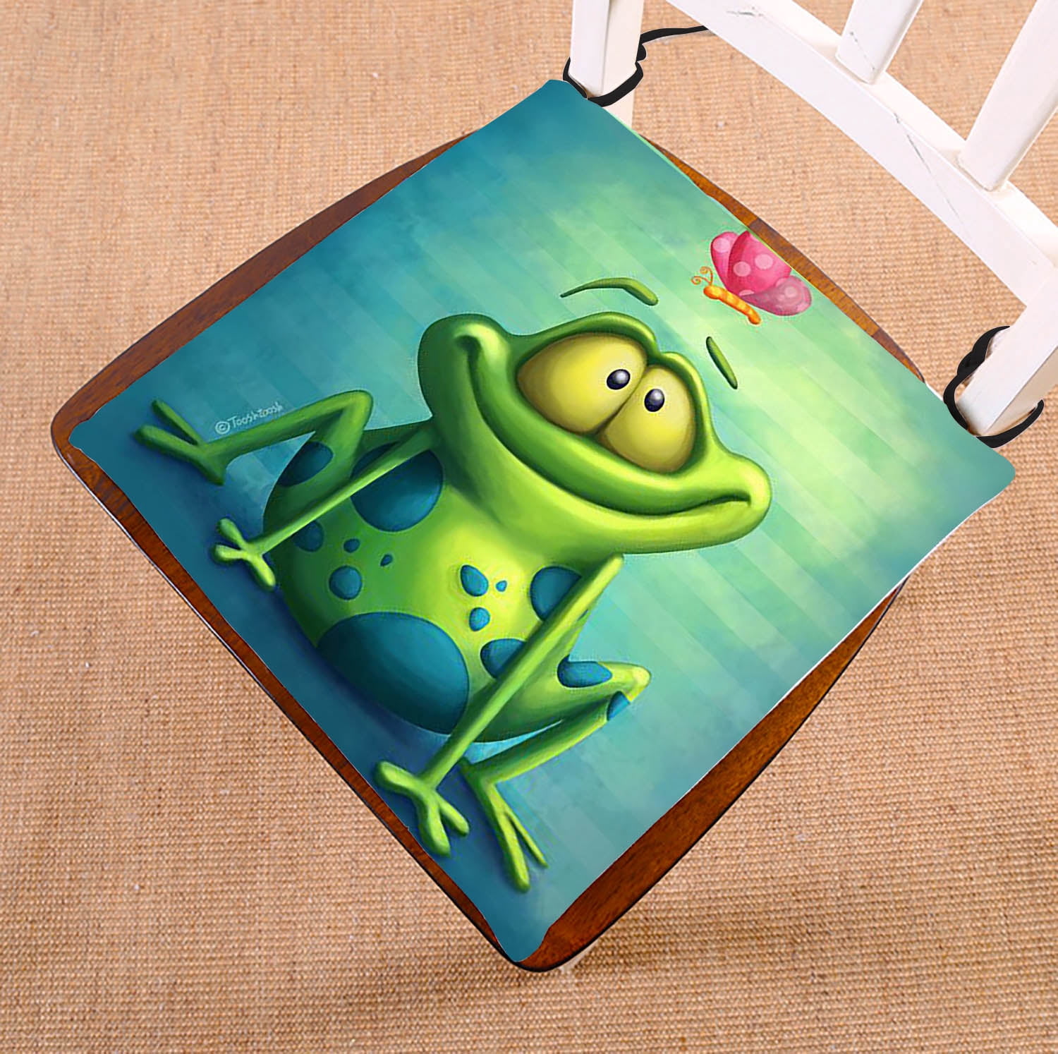 GCKG Frog Chair Pad Seat Cushion Chair Cushion Floor Cushion with ...