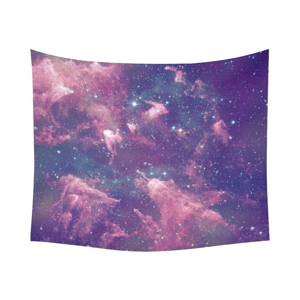 GCKG Galaxy Nebula Outer Space Constellation Tapestry Horizontal Wall ...
