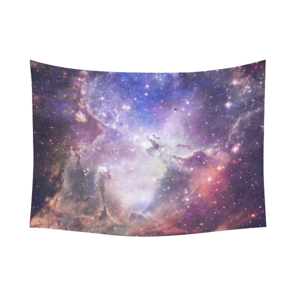 GCKG Galaxy Nebula Outer Space Constellation Tapestry Horizontal Wall ...