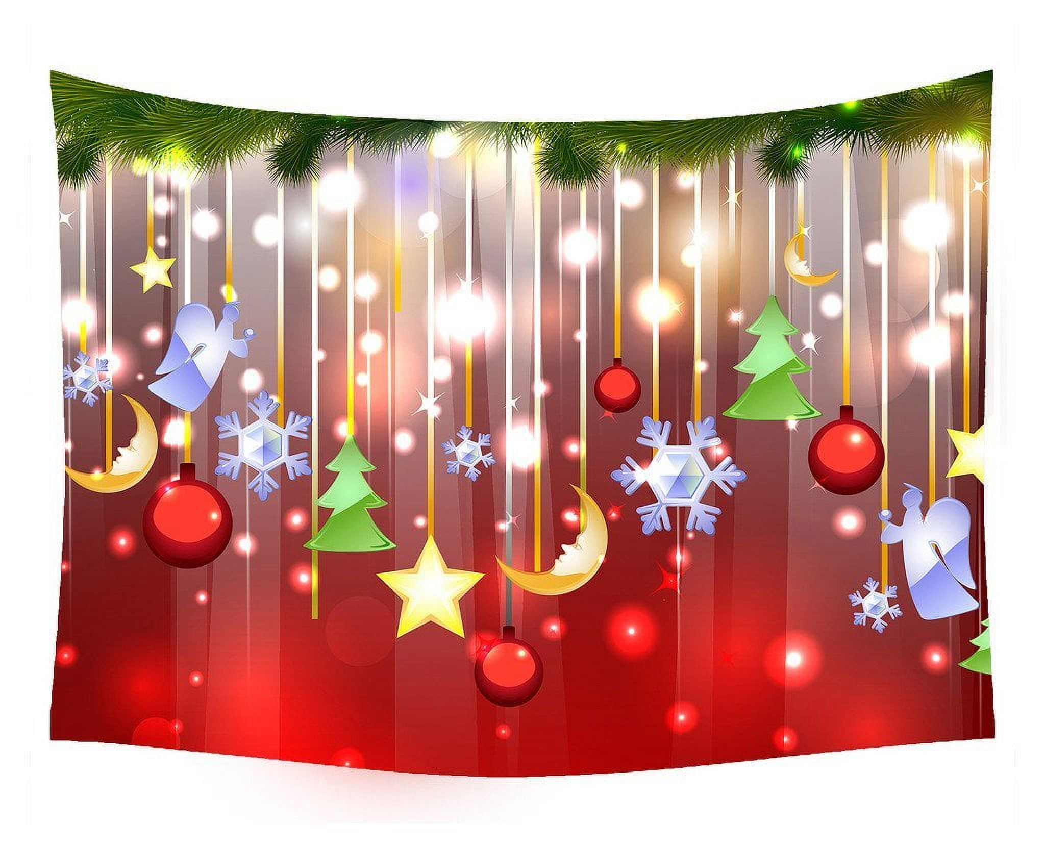 GCKG Merry Christmas Time Xmas Fantastic Christmas Bedroom Living Room ...