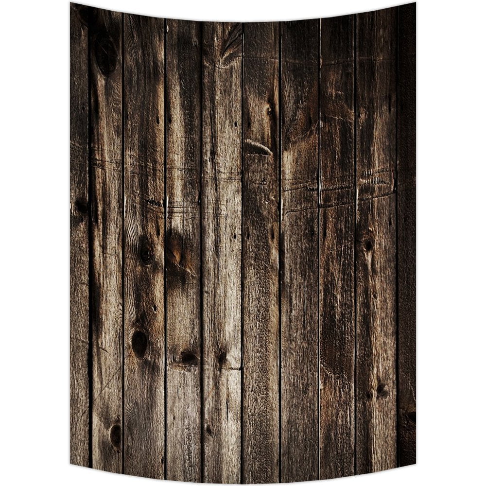 GCKG Rustic Old Barn Wood Wall Art Tapestries Home Decor Wall Hanging ...