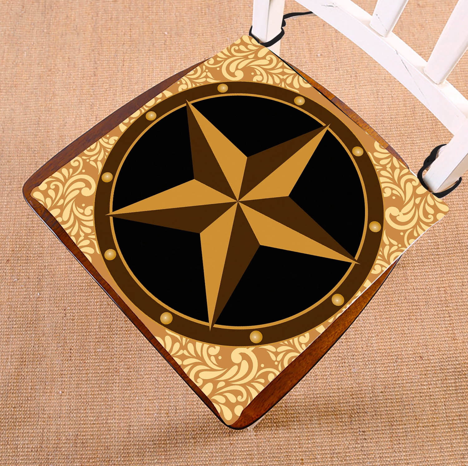 GCKG Texas Star Chair Cushion,Texas Star Chair Pad Seat Cushion Chair ...