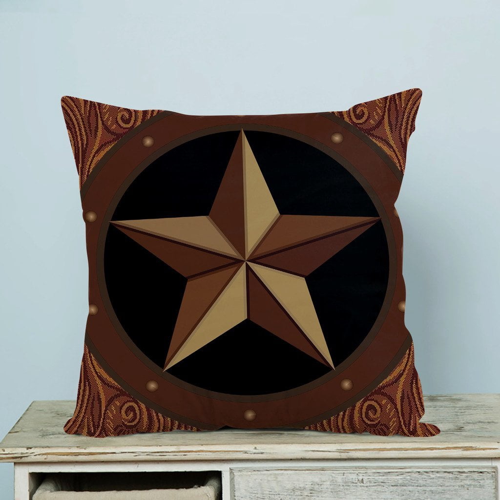 GCKG Texas Star Pillow Case Pillow Cover Pillow Protector Two Sides 20 ...