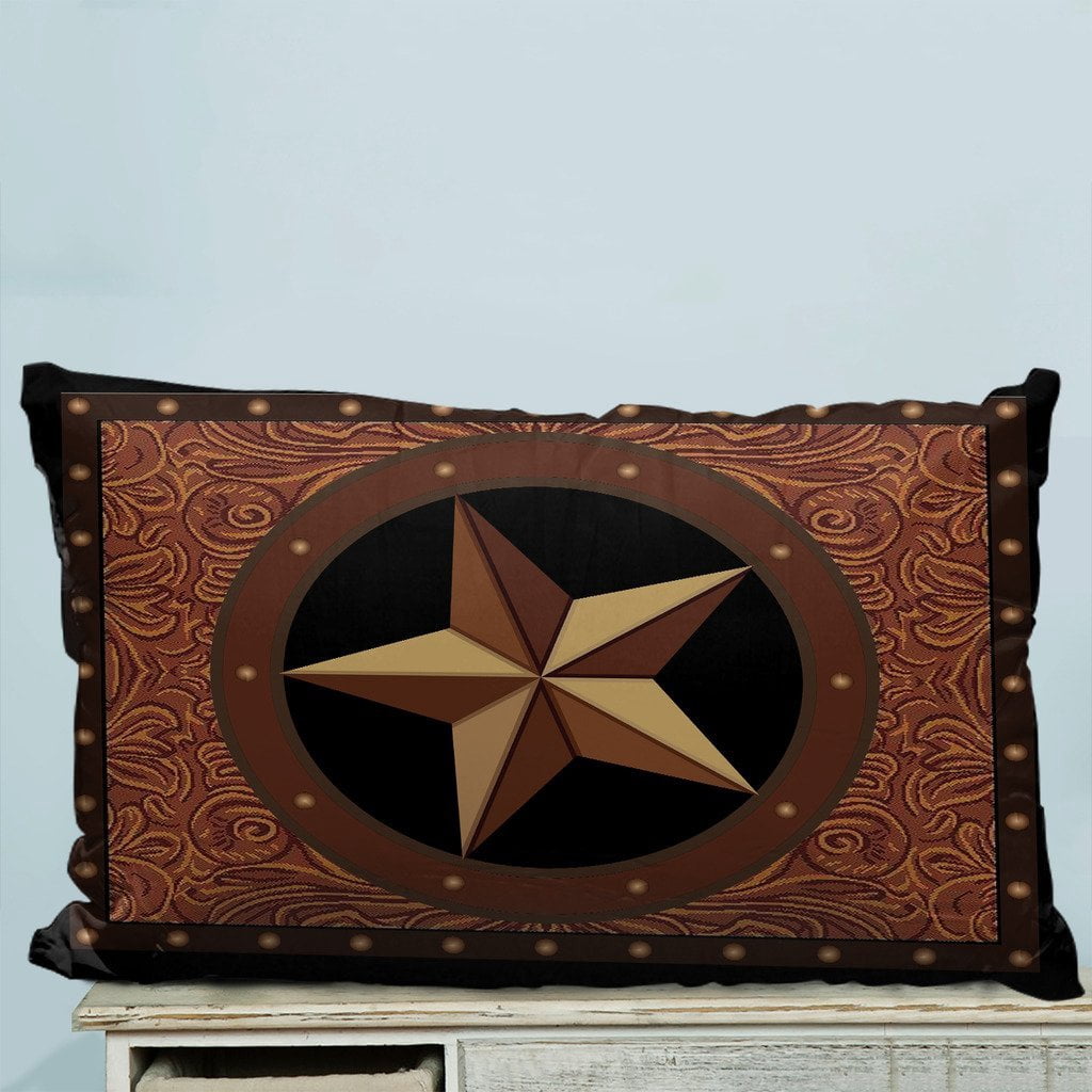 GCKG Texas Star Pillow Case Pillow Cover Pillow Protector Two Sides 20 ...