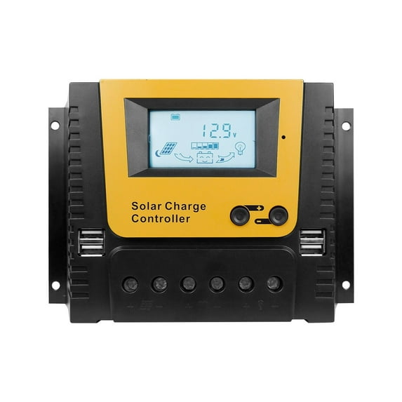 GCSOAR PWM 80A Solar Charge Controller 12V 24V 36V 48V Lead-Acid Lithium BAT - Walmart.com