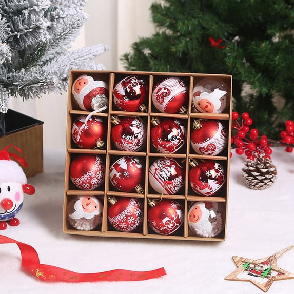 GCVIZUSO Christmas Tree Ornaments,Christmas Balls,Christmas Clearance ...