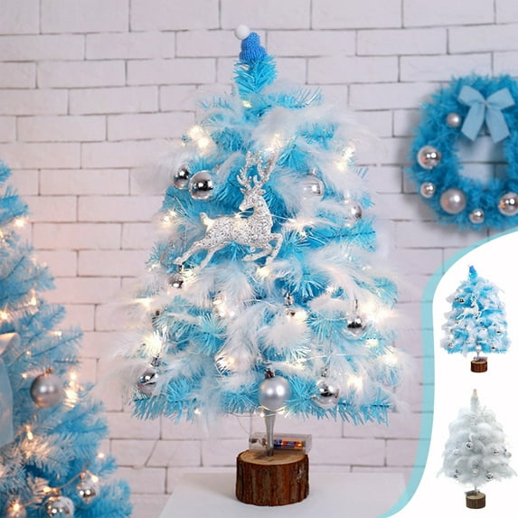 GCVIZUSO Small Christmas Trees,Tabletop Christmas Tree,18 Inch Mini ...