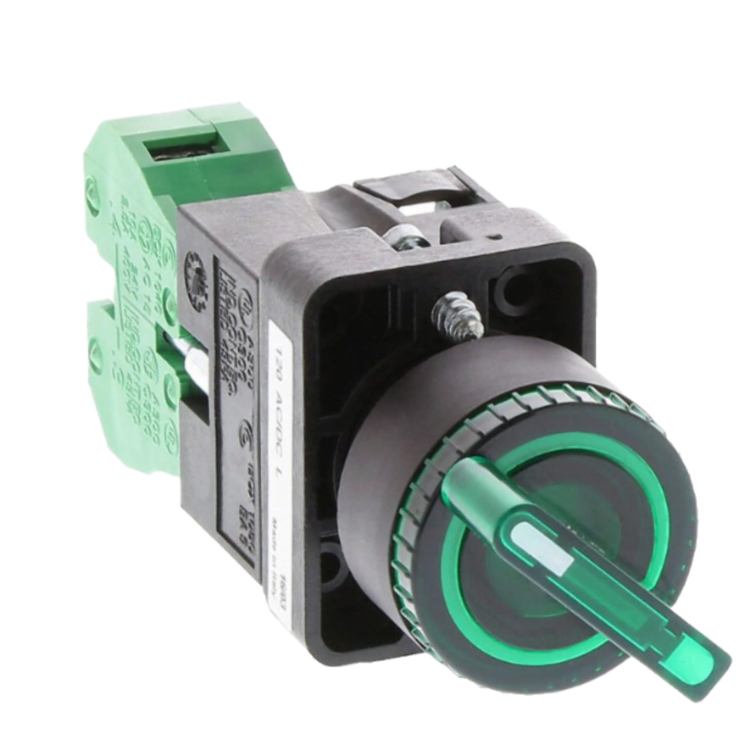 GCX3252-120L Selector switch, 22mm, 2-position, LED illuminated, (1) N ...