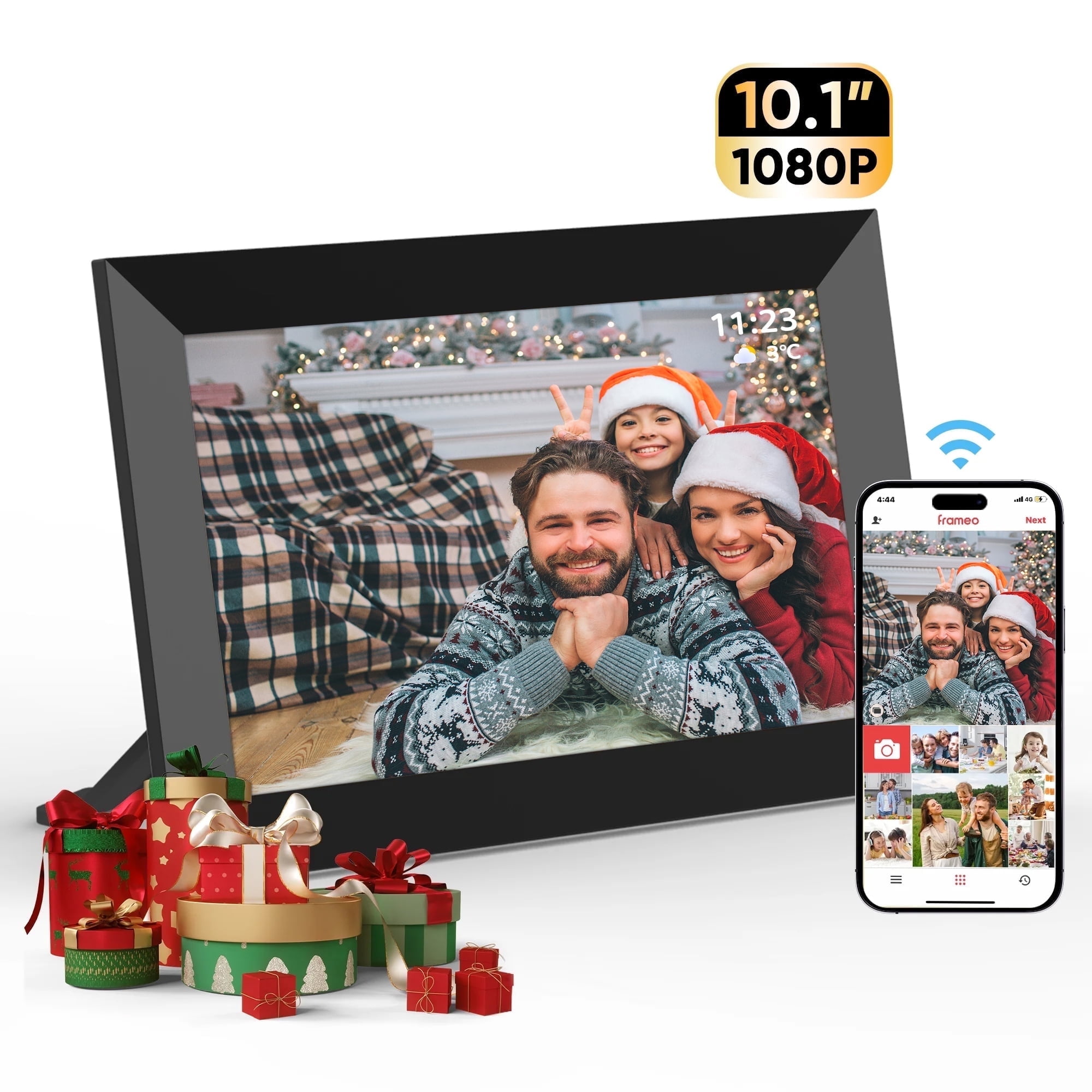 GCZ 10.1'' WiFi Digital Frame, HD Touch, 16GB, Auto-Rotate, Share via ...