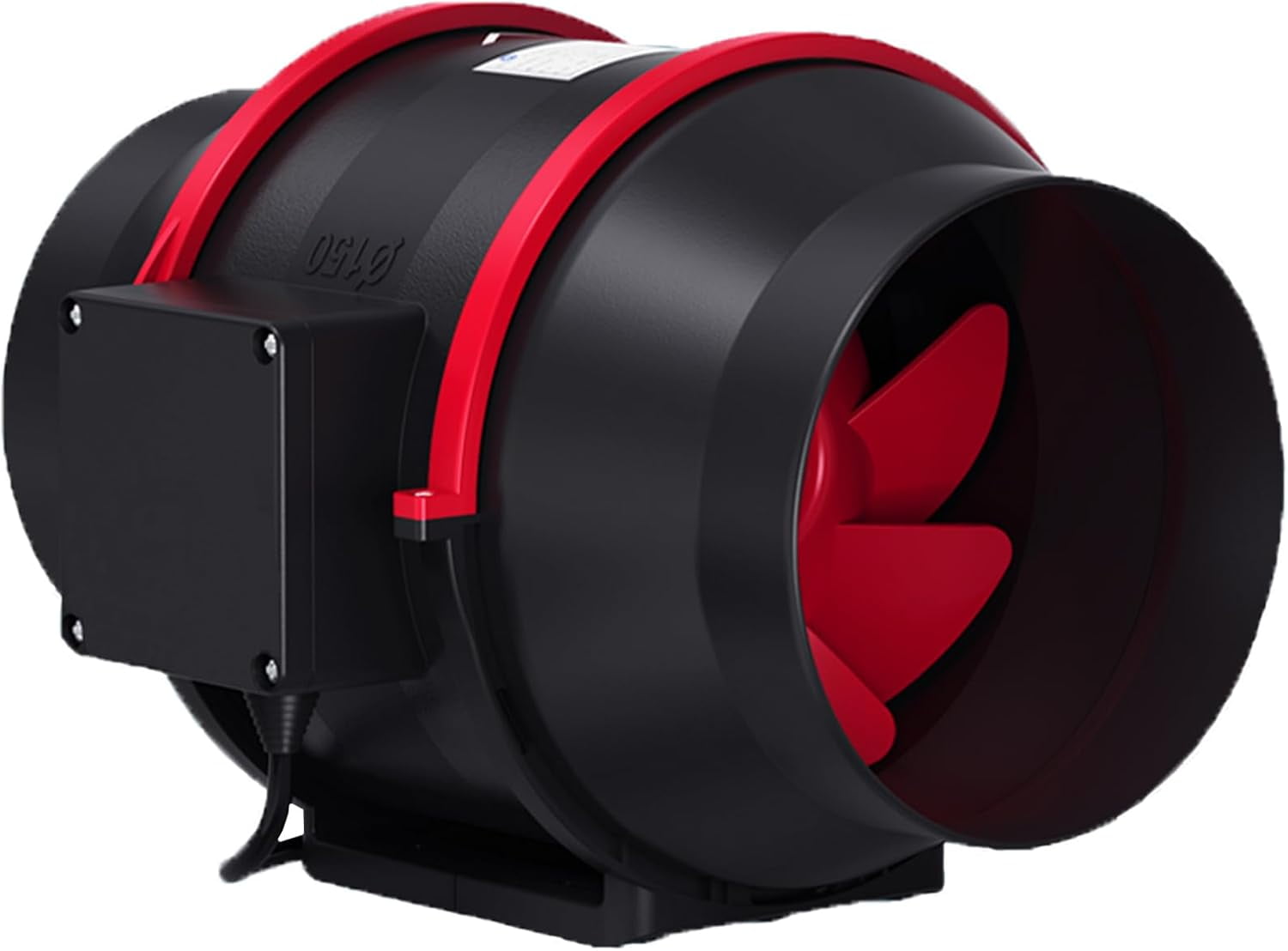 GD-150A 6 Inch Inline Duct Fan with Variable Speed Controller, 312 CFM ...