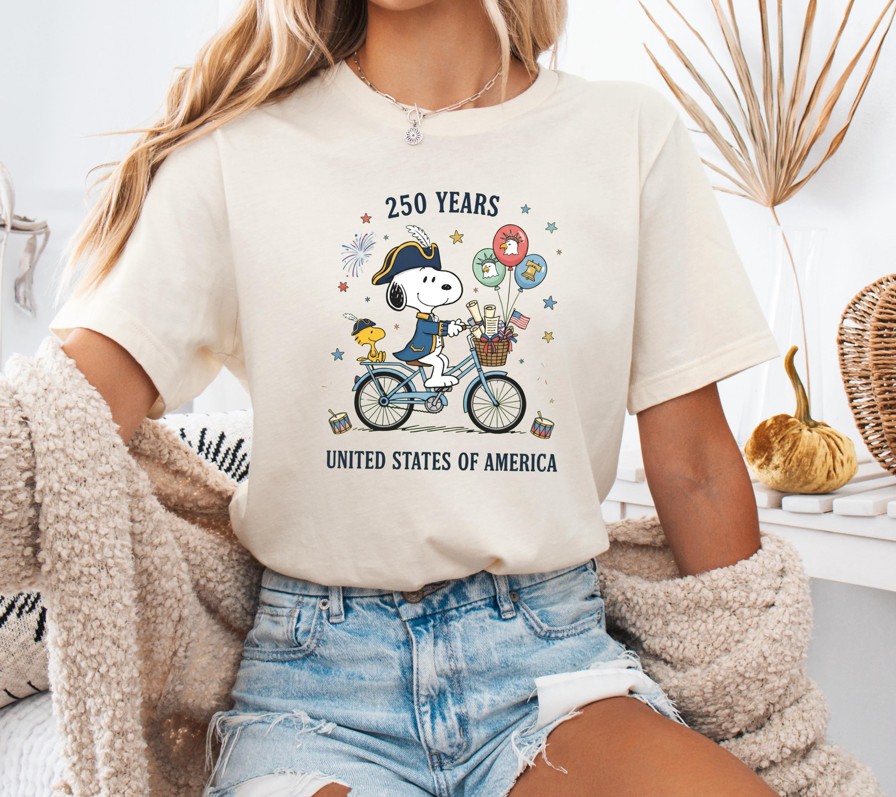 GD ART America 250 Years Shirt, Patriotic Cartoon Dog Tee, 1776 2026 ...