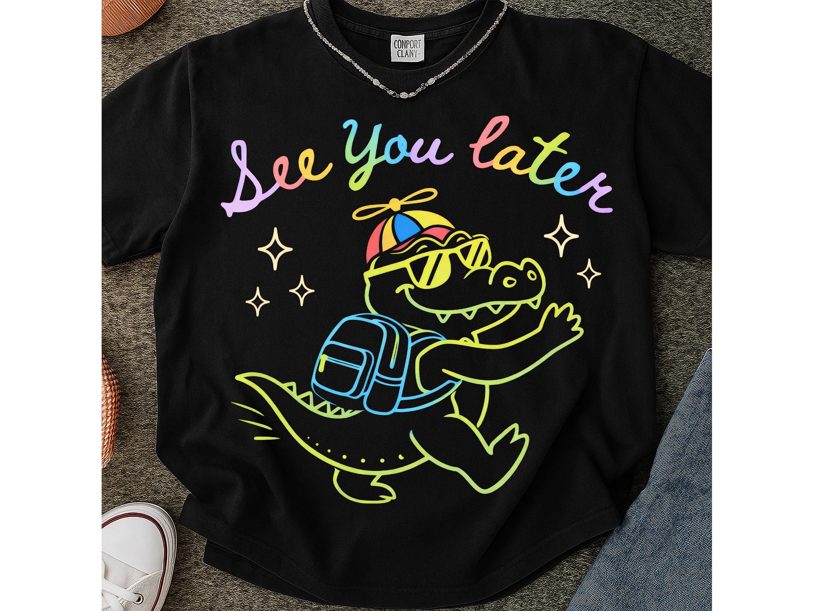GD ART End of School Year T-Shirt, Funny Teacher Gift, See You Later ...