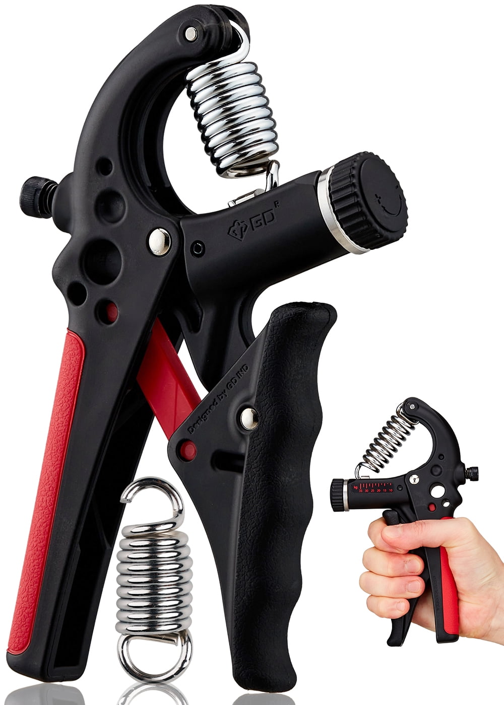 GD Parallel Grip Hand Grip Strengthener Adjustable gripper (22~77lbs ...