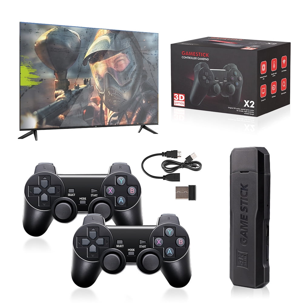 GD10 Game Stick 4K, HDMI Plug and Play Video Game Toy with 37000+ Games ...