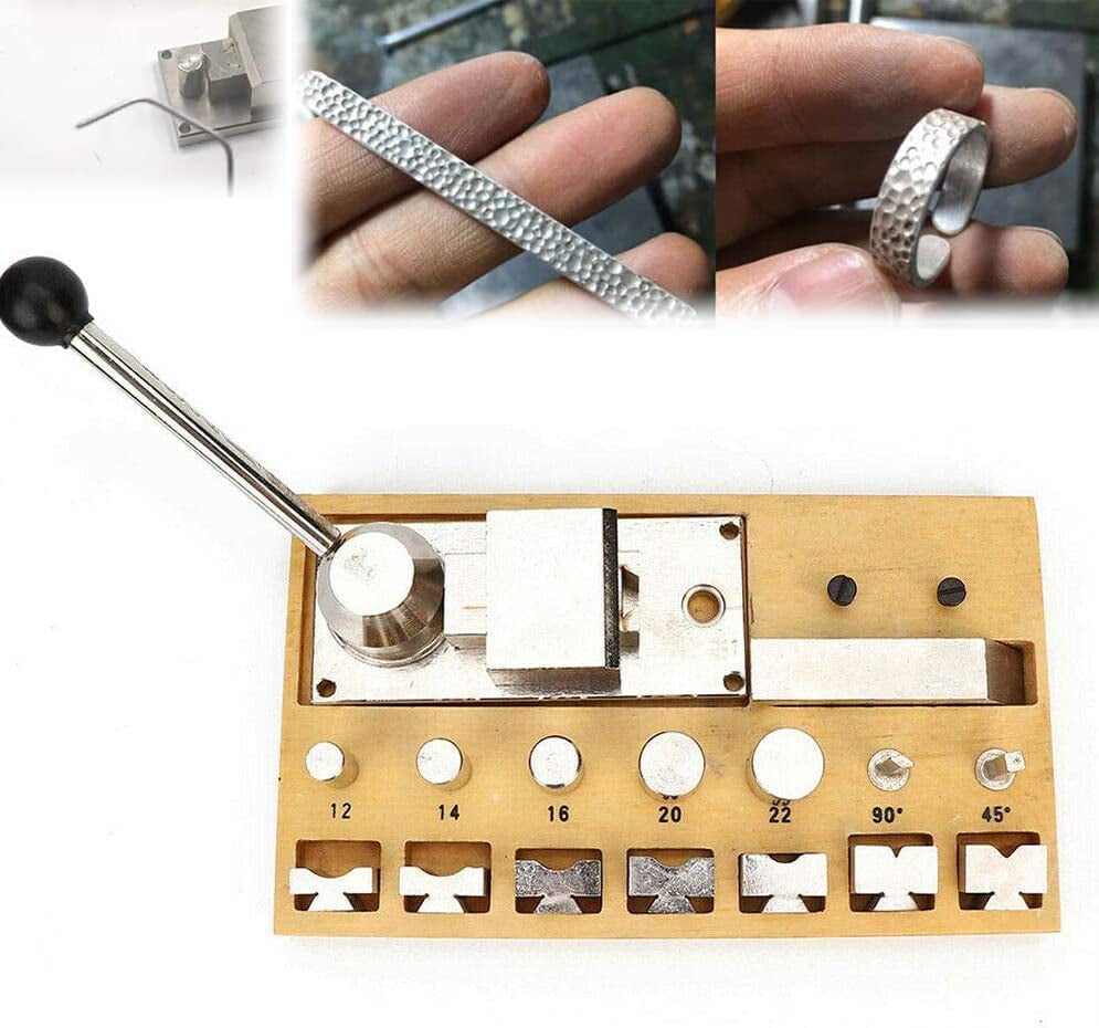 GDAE10 Jewellery Making Kit, Ring Bending Tools Set Earring Ring Bender ...