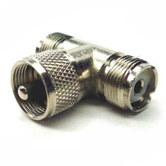 GDB-118 - UHF T ADAPTER JACK-PLUG-JACK - Walmart.com