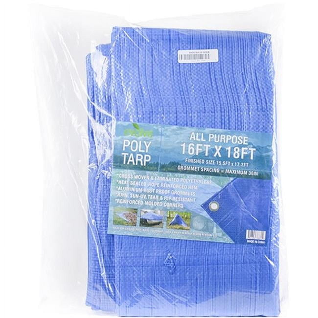 GDB EV-16X18 16 x 18 ft. 3.5 Mil Evolve All Purpose Blue Poly Tarp ...
