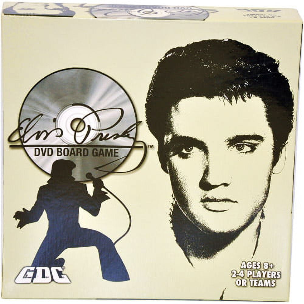 GDC-GameDevCo Elvis Presley Rock n' Roll DVD Board Game, 2-4 Players ...