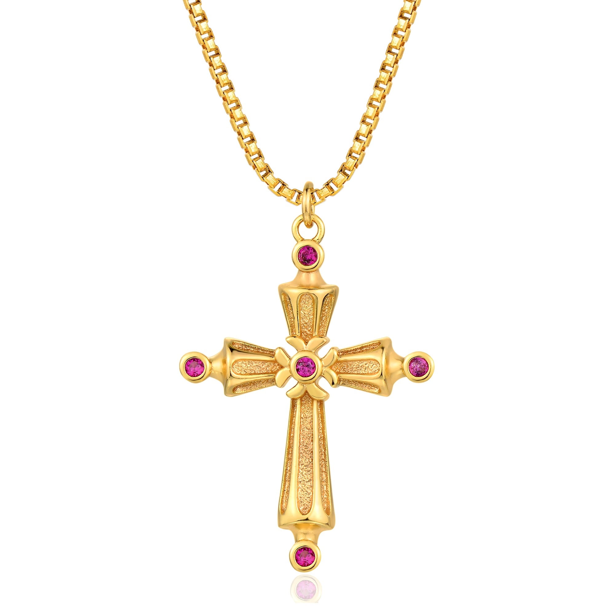 Customer reviews for GDCOIN Cross Necklace for Women 14K Gold Plated ...