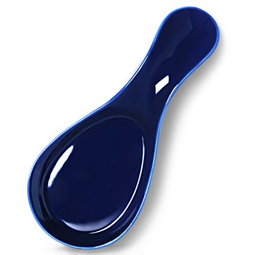 GDCZ Ceramic Large Spoon Rest - Colorful Hand Painted, Stovetop Safe ...